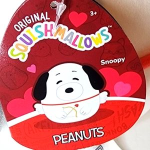 Squishmallows | Toys | Peanuts Set Cupid Valentine 224 Snoopy Woodstock ...